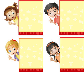 Kids with Signs Vector Images (over 210,000)