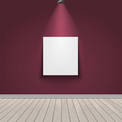 Modern interior art gallery frame design Vector Image