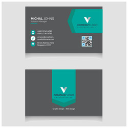 Business card luxury card design logo Royalty Free Vector