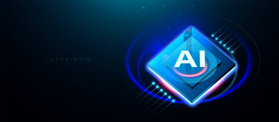 Chatbot chat with artificial intelligence ai Vector Image