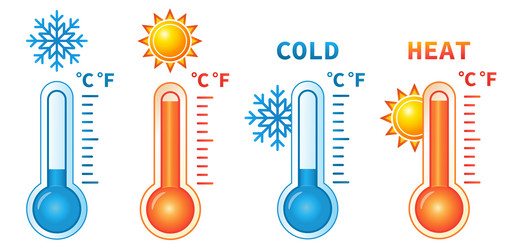 Hot And Cold Thermometer Clip Art