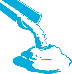 Pouring concrete icon Royalty Free Vector Image