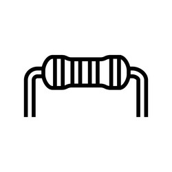 Resistor electrical engineering Royalty Free Vector Image