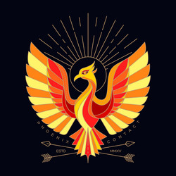 Phoenix Polygon Vector Images (38)