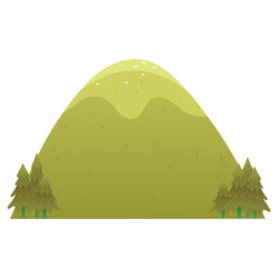 Beautiful rural landscape Royalty Free Vector Image