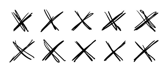 Cross Out X Vector Images (over 150)