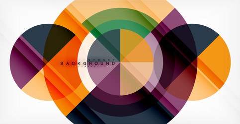Circle abstract background Royalty Free Vector Image