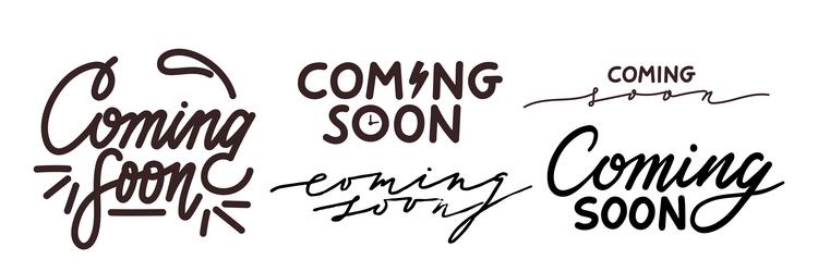 Coming Soon Text Vector Images (over 1,900)