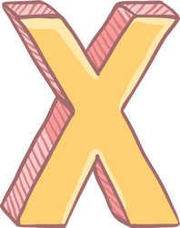 Letter X Cartoon Vector Images (over 1,100)