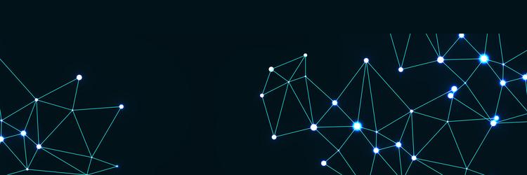 Abstract plexus big data background with dots Vector Image