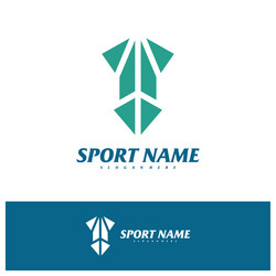 Simple squid logo design template Royalty Free Vector Image