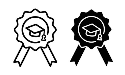Mastery icon set expertise and proficiency logo Vector Image