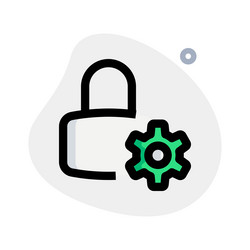 Safety mechanism in mechanical components Vector Image