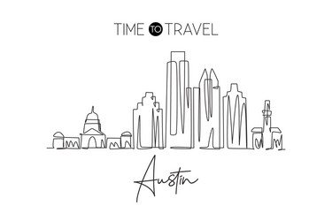 Austin Skyline Vector Images (over 240)