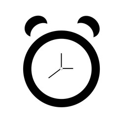 Clock drop icon logo design Royalty Free Vector Image