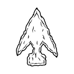 Indian Arrowheads Drawing