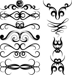 Filigree Underline Vector Images (over 300)