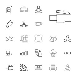 Connect icons Royalty Free Vector Image - VectorStock