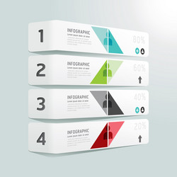 Modern tab index infographic options template Vector Image