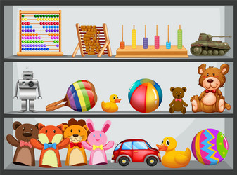 Toy Shelf Clipart