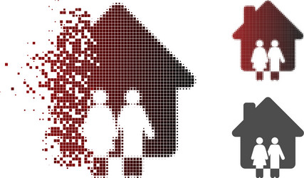 Disintegration of the Family Vector Images (over 260)