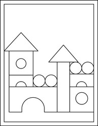 Toy Blocks Outline Vector Images (over 3,100)