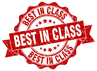 Best in class stamp sign seal Royalty Free Vector Image