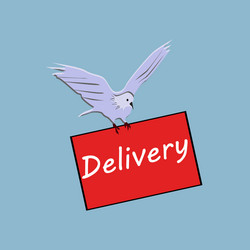 Bird Courier Deliver Vector Images (over 100)