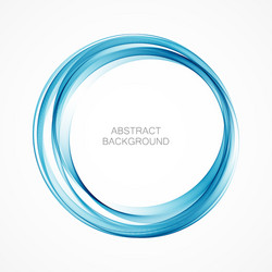 Abstract background round blue wavy circle Vector Image
