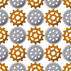 Modern gears many sizes and styles Royalty Free Vector Image