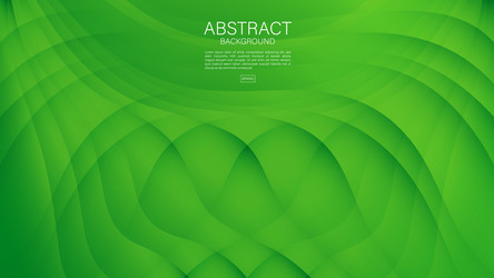 Green wave abstract background wave pattern Vector Image