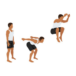 Knee Tucks Vector Images (19)