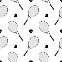 Tennis pattern Royalty Free Vector Image - VectorStock