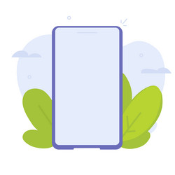 Blank Mobile App Icon