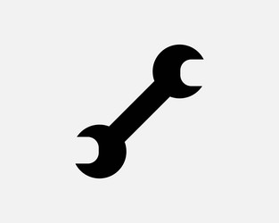 Wrench spanner icon Royalty Free Vector Image - VectorStock