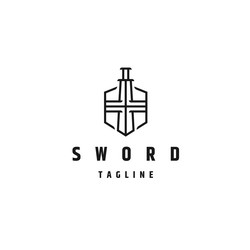 Tooth sword logo Royalty Free Vector Image - VectorStock