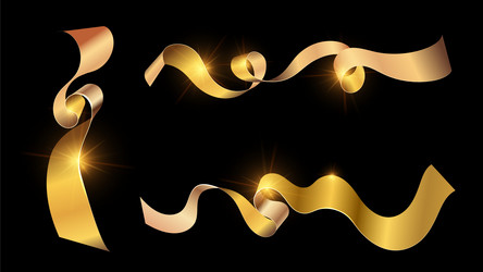 Golden Ribbons Vector Images (over 99,000)