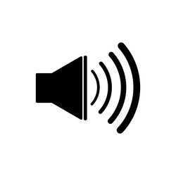 Speaker logo Royalty Free Vector Image - VectorStock