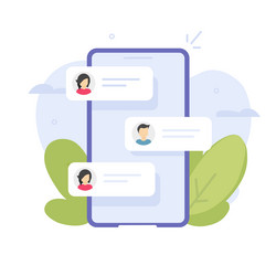 Online chat Royalty Free Vector Image - VectorStock