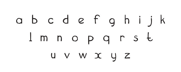 B letter font decorative hand drawn lettering Vector Image