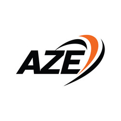 Monogram logo design initial letter ay-az Vector Image