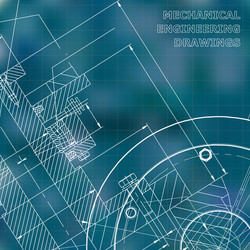 Blue background grid backgrounds engineering Vector Image