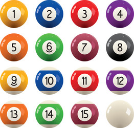 Circles with numbers Royalty Free Vector Image