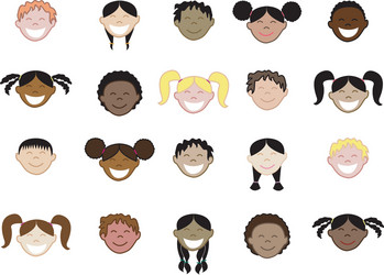 Kids Face Vector Images (over 140,000)