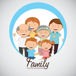 Happy family Royalty Free Vector Image - VectorStock