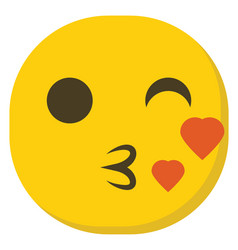Kiss emoji Royalty Free Vector Image - VectorStock