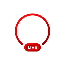 Live stream logo Royalty Free Vector Image - VectorStock