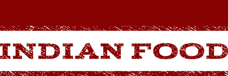 Indian food watermark stamp Royalty Free Vector Image