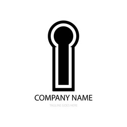 Keyhole logo Royalty Free Vector Image - VectorStock