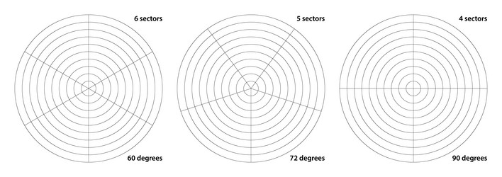 Polar Grid Vector Images (over 740)